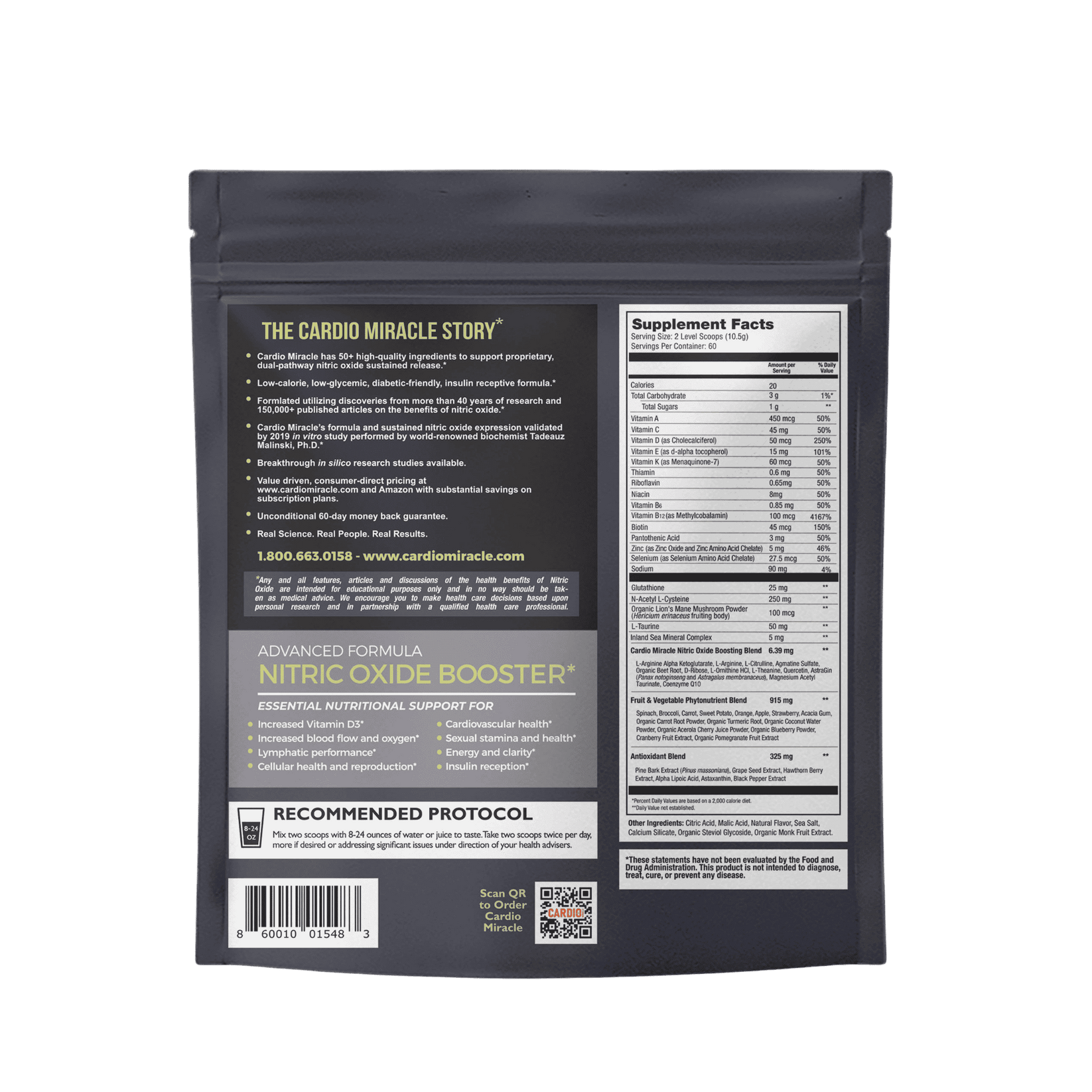 60-serving Pouch – CardioMiracle